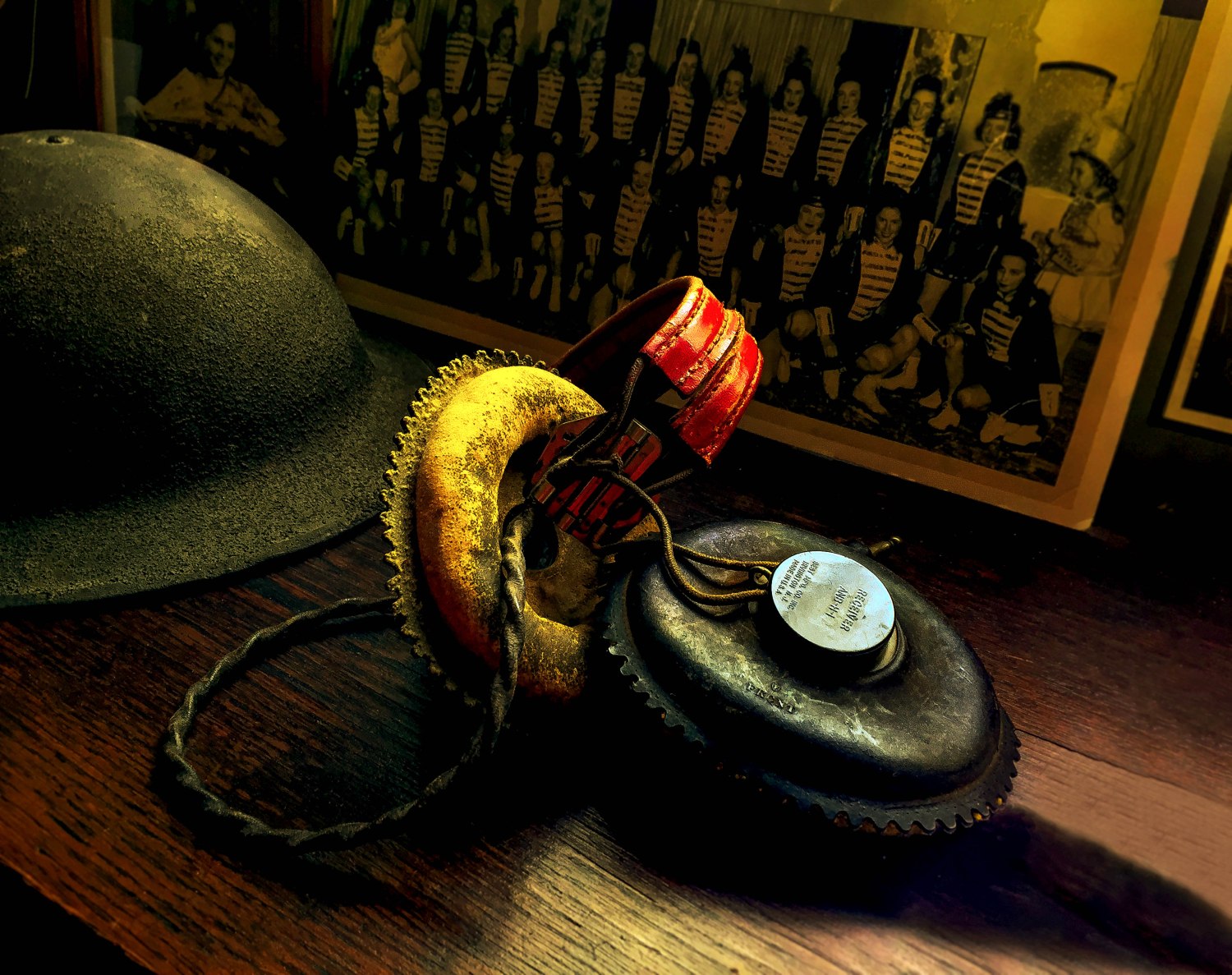 WW2 Aviator headset 14×11 – epstein images